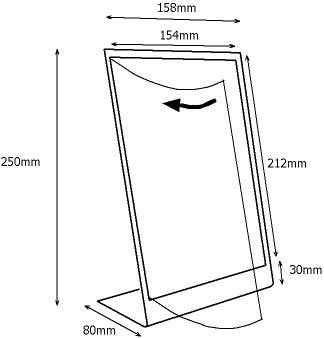 Menu Holders - Range of Table Menu Stands