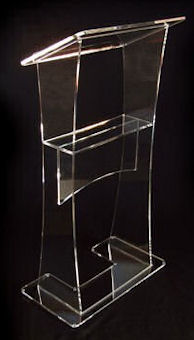 Clear Acrylic Lectern - Perspex Lectern