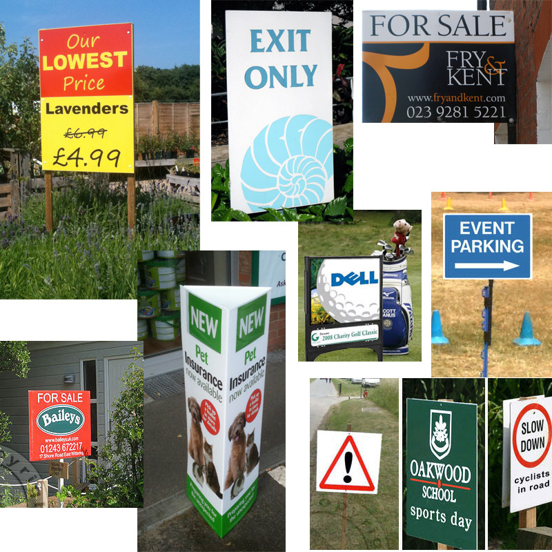 Temporary Signs - Economical Correx Custom Printed Signs