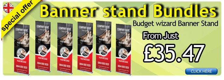 Banner Stands | Pop Up Banners | Discount Displays