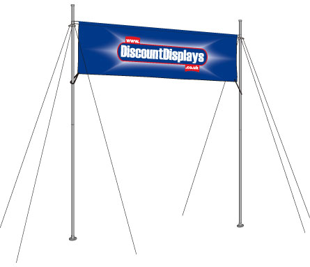 Overhead Banner Frame - Event signage and advertising banners