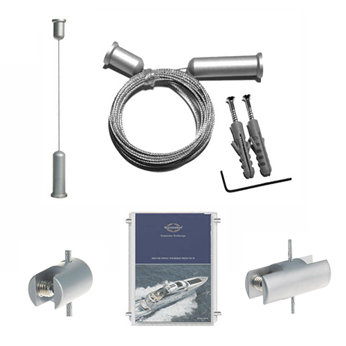 Suspended Cable Window Display Kits | Discount Displays