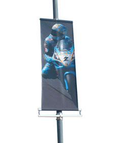 Lamp Post Banners | Printed Lamp Pole Banners | Discount Displays