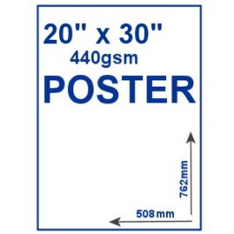 20" x 30" Outdoor Poster | Discount Displays