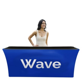 2m Wide Fabric Tube Counter | Discount Displays