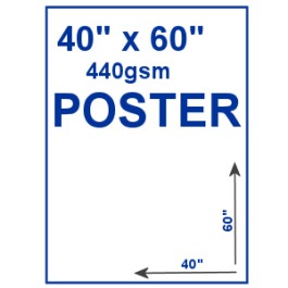 40" x 60" Outdoor Poster | Discount Displays