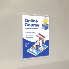 A1 Portrait LED Window Display Kit