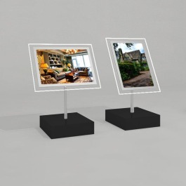 Freestanding A4, A3 LED Illuminated Estate Agent Display