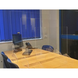 Desk Acrylic Sneeze Guard Screens | Discount Displays