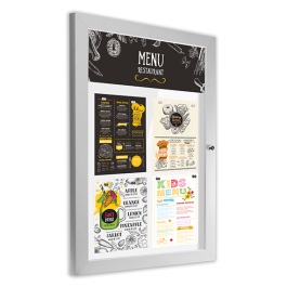 Menu Holder | Lockable & Magnetic | Discount Displays