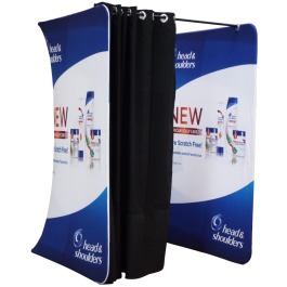 Portable Changing Booth | Printed Privacy Booth | Discount Displays