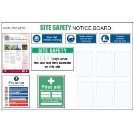 Customisable Site Safety Sign Board | Discount Displays