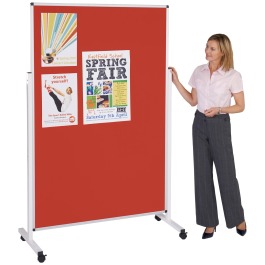 Double Sided Mobile Noticeboard | Discount Displays