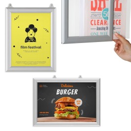 Double Sided Slide In Poster Frame | Discount Displays