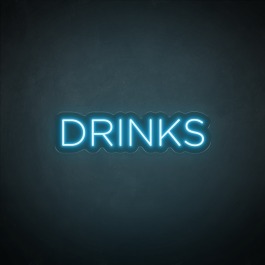 Drinks Neon LED Bar Sign | Discount Displays