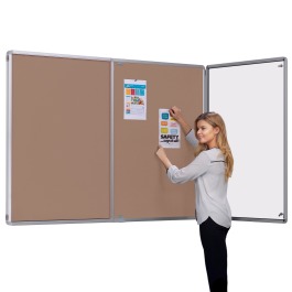 Lockable Wall Mounted Notice Board | Discount Displays