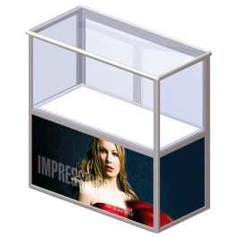 Portable Folding Exhibition Display Case | Discount Displays