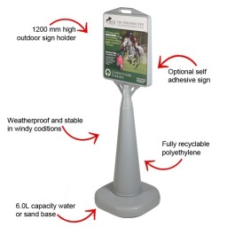 Plastic Outdoor Sign Holder | Discount Displays