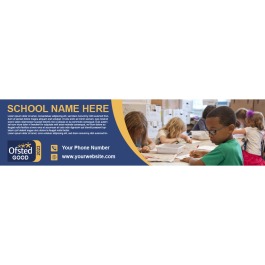 School Printed Banner - Good Ofsted