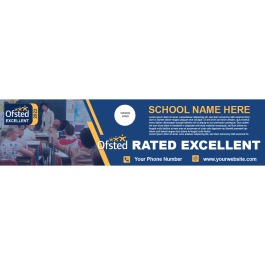 School Printed Banner - Ofsted