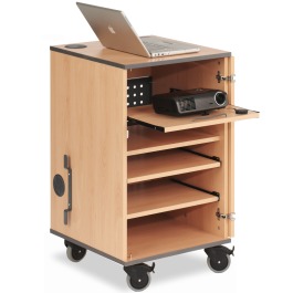 Wheeled AV Projector Cabinet | Discount Displays