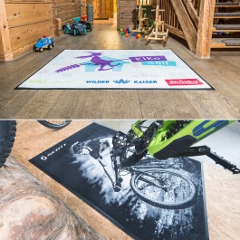 Printed Velour Promotional Floor Mat | Discount Displays