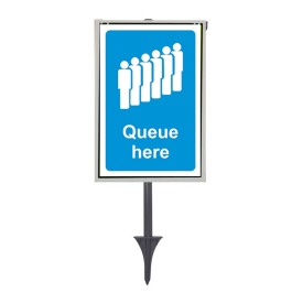 T-Cade Ground Stake Sign Holder | Discount Displays
