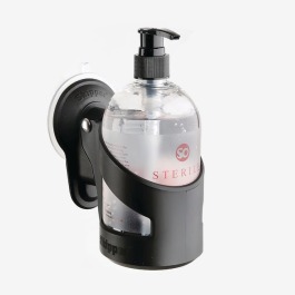 Skipper™ Mounted Sanitiser Bottle Holder | Suction or Screw Bracket