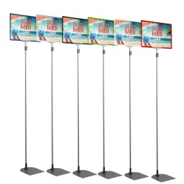 Height Adjustable Showcard Stand