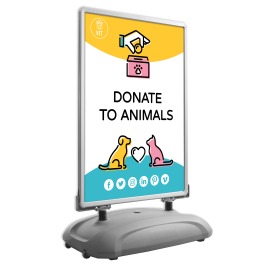 Water Based Pavement Sign | 3 Sizes | Discount Displays