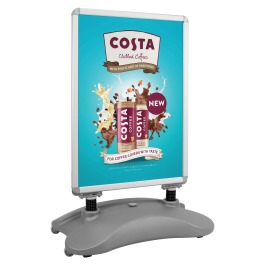 A1 Forecourt Sign | Water Fillable Base | Discount Displays