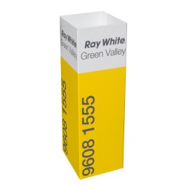 Printed Correx Bollard Covers | Lamp Post Sleeves and Wraps