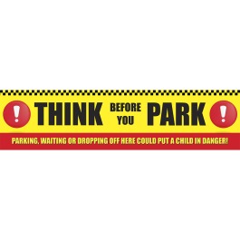 Think Before You Park Banner
