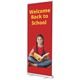 School Banner Stand - Welcome Back to School