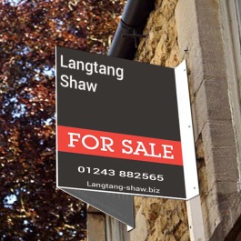 Estate agent V Board Advertising Sign | Discount Displays