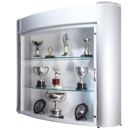 Modern Wall Mounted Trophy Showcase | Discount Displays