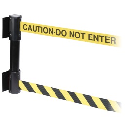 Twin Wall Mounted Retracting Barrier | Discount Displays