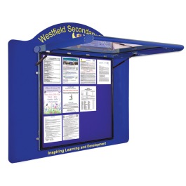 Weather Proof Wall Mounted Showcase | Discount Displays