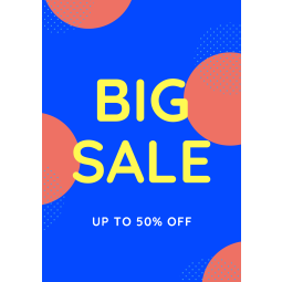 Free Pre-Designed Poster Templates | Discount Displays