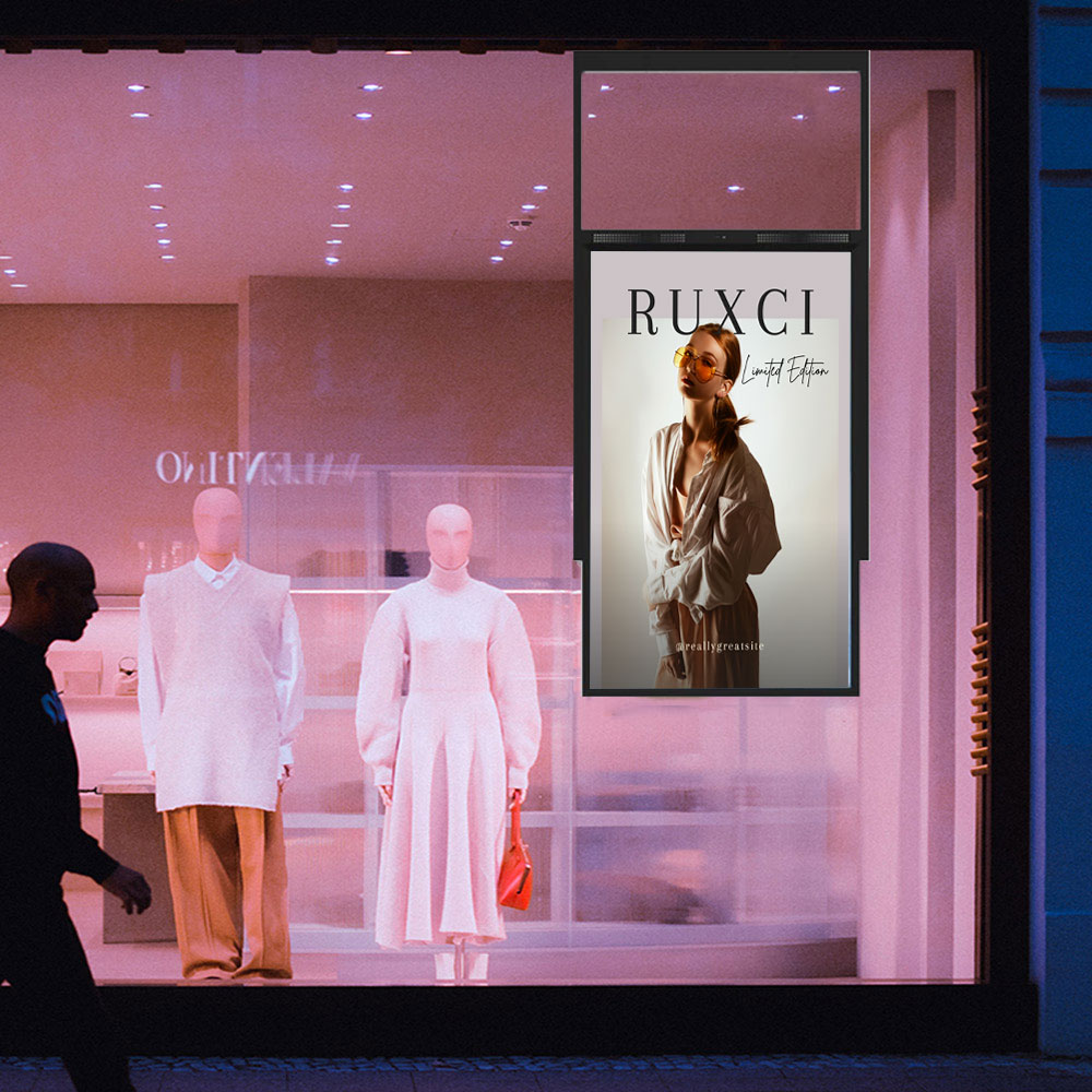 High Brightness 43" Digital Outdoor Pavement Sign | Discount Displays