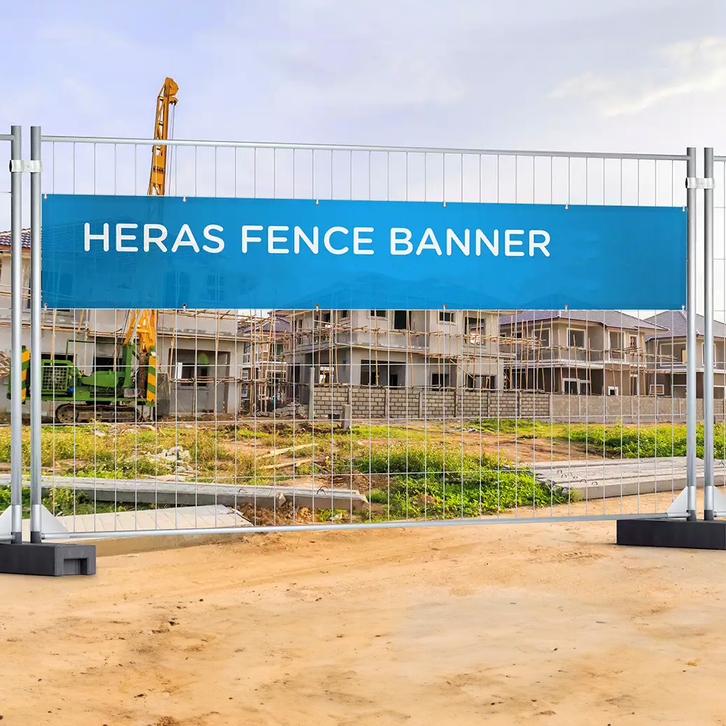 Heras Fence Printed Site Safety Banner