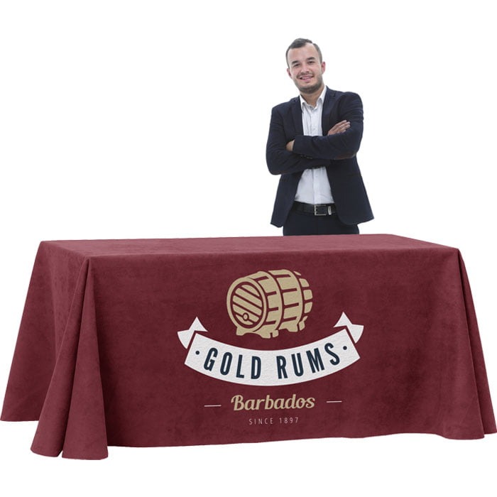 Economy Custom Printed Tablecloth | Discount Displays