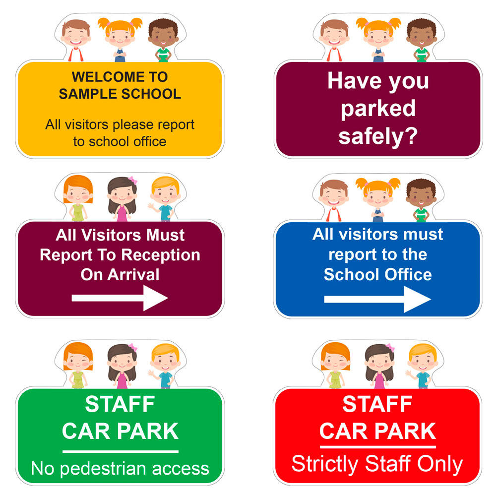 School Signs | Printed School Signage | Discount Displays