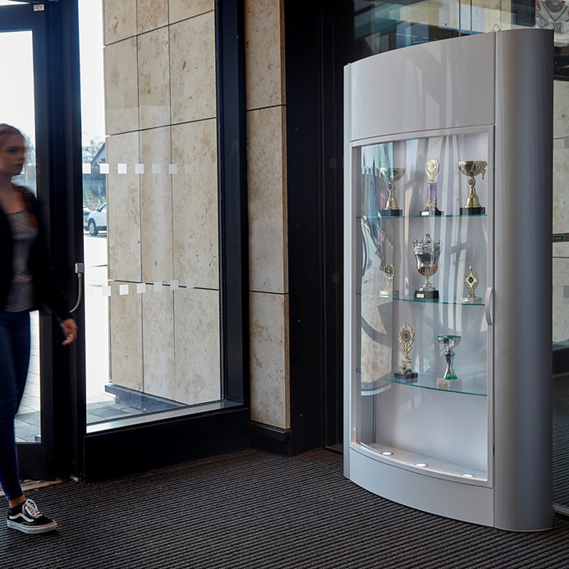 Modern Wall Mounted Trophy Showcase | Discount Displays