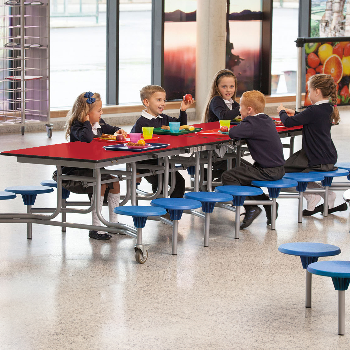 Schools Folding Canteen Bench | Discount Displays