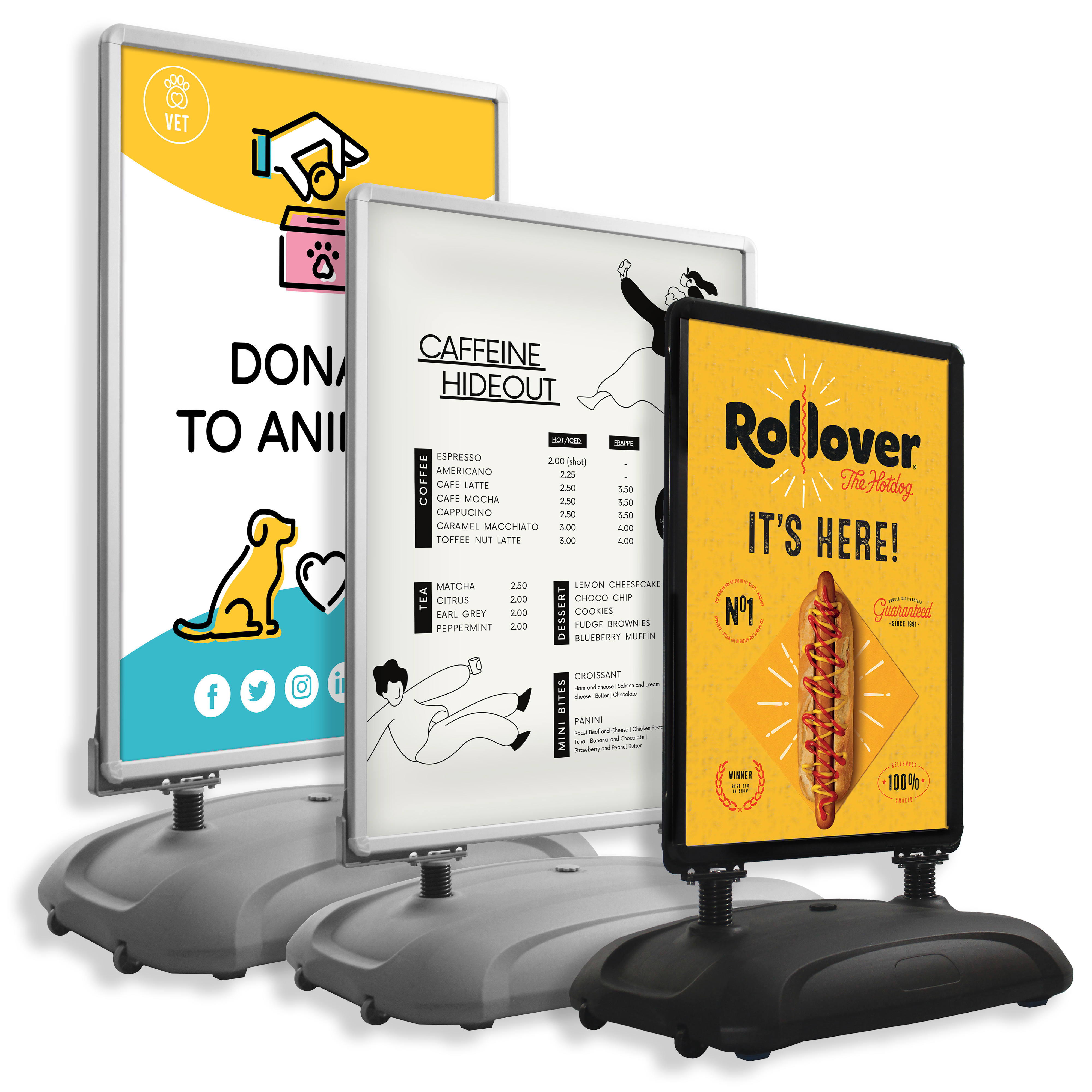 Forecourt Signs | Large Pavement Signs | Discount Displays