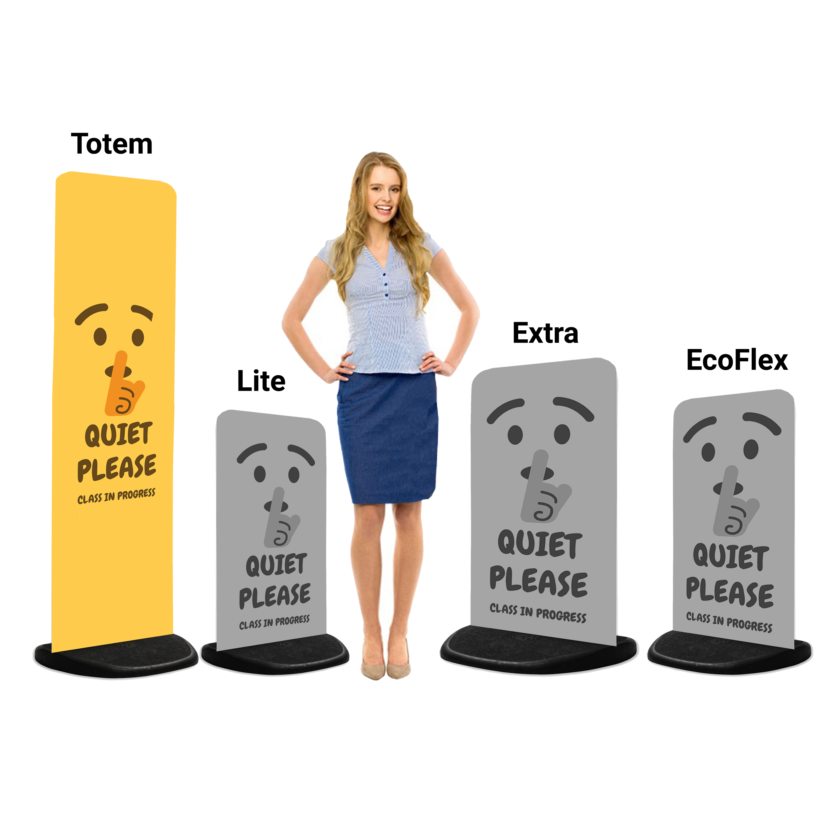 Premium Extra Tall Fillable Pavement Sign | Discount Displays