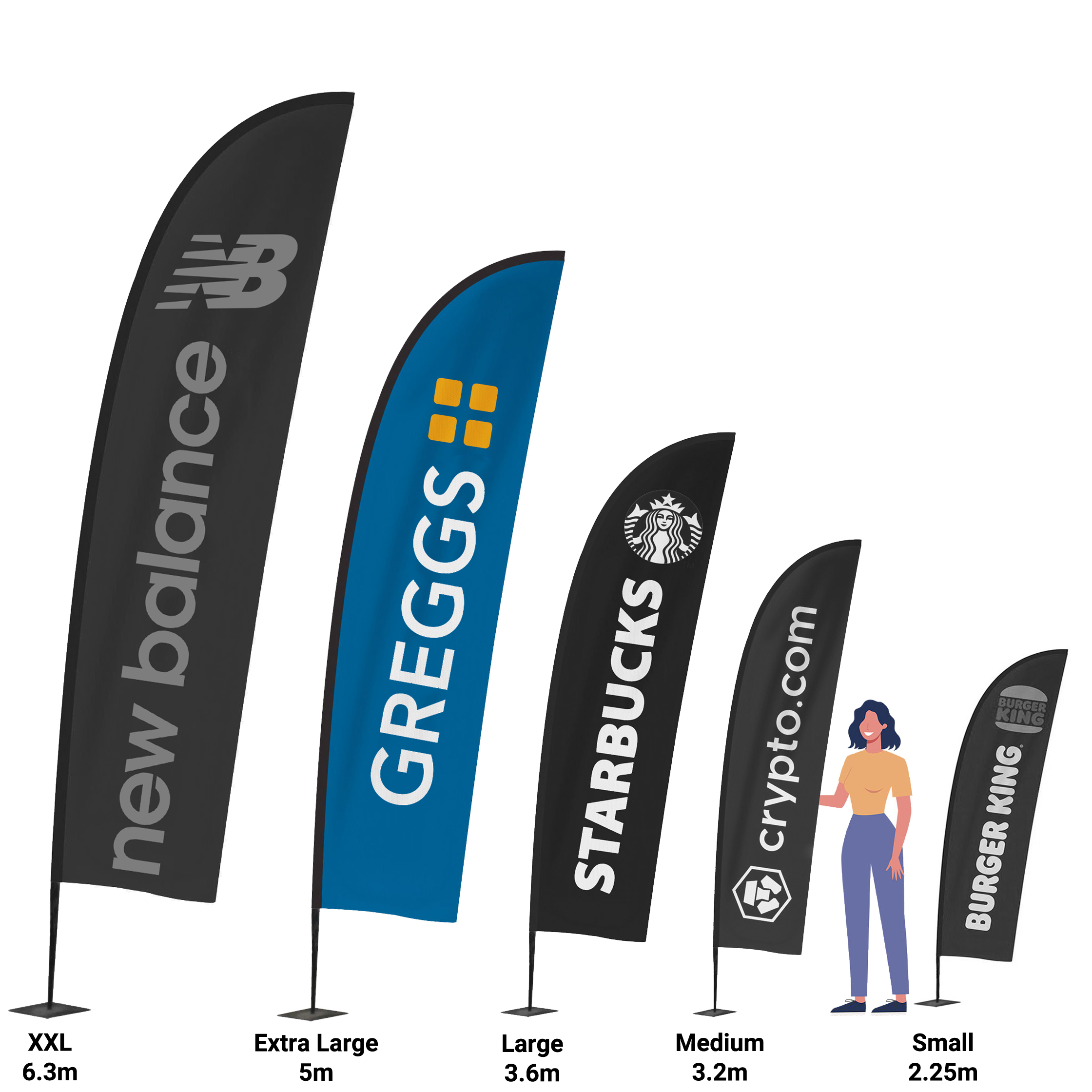 Feather Flags | Custom Printed | Discount Displays