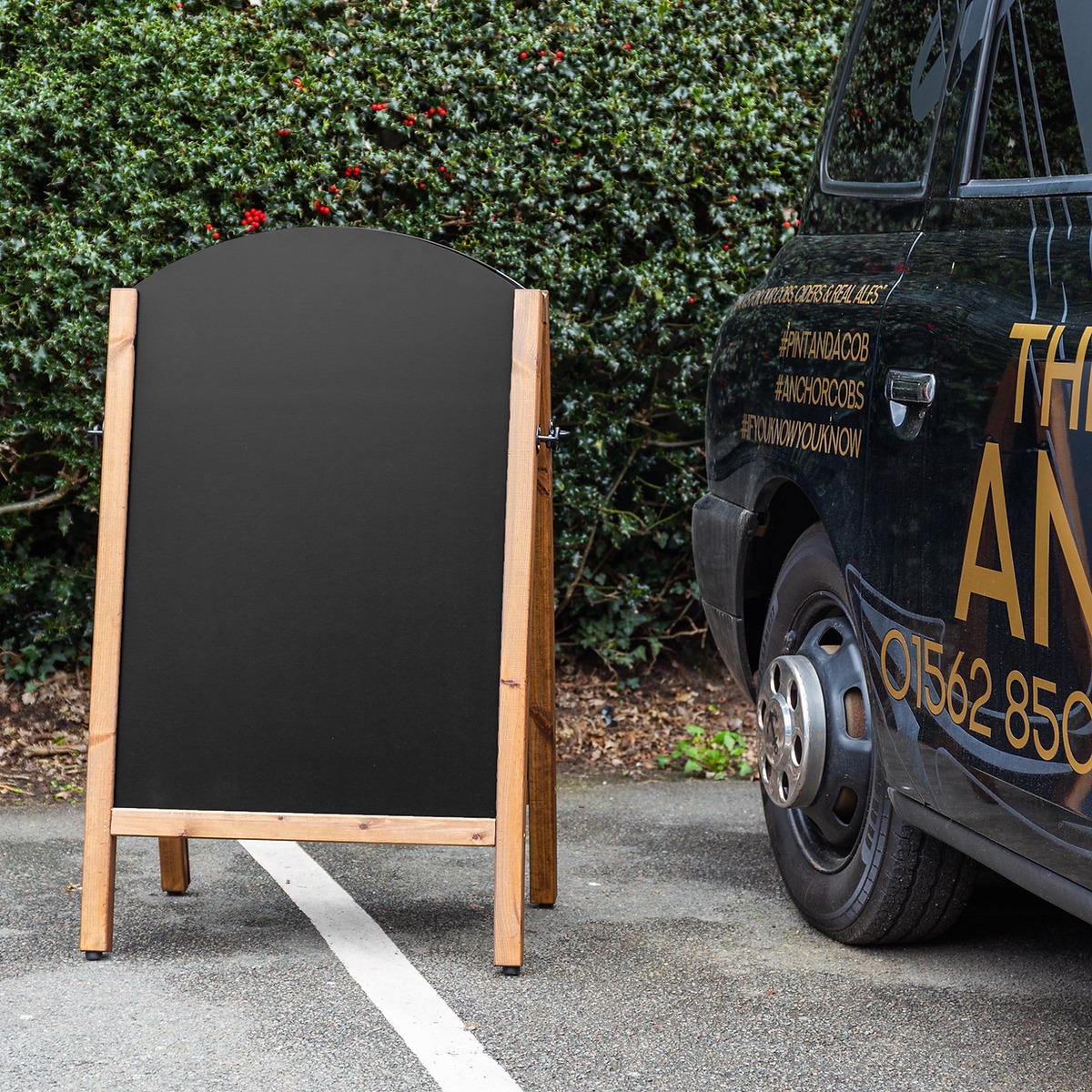 Hanging Ladder Chalkboard | Discount Displays