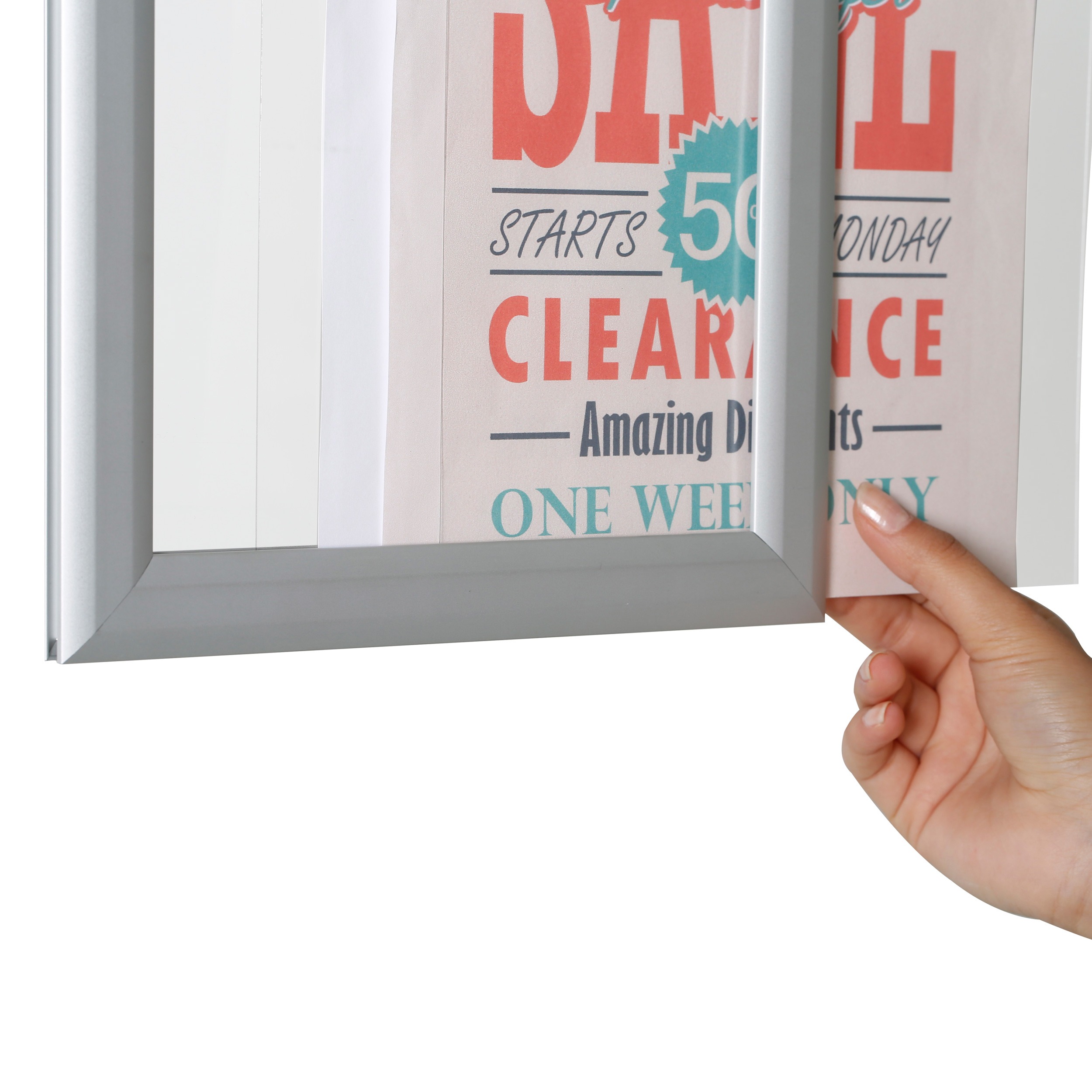 Poster Display Stretcher Hanger Frame | A2, A3, A4 | Discount Displays